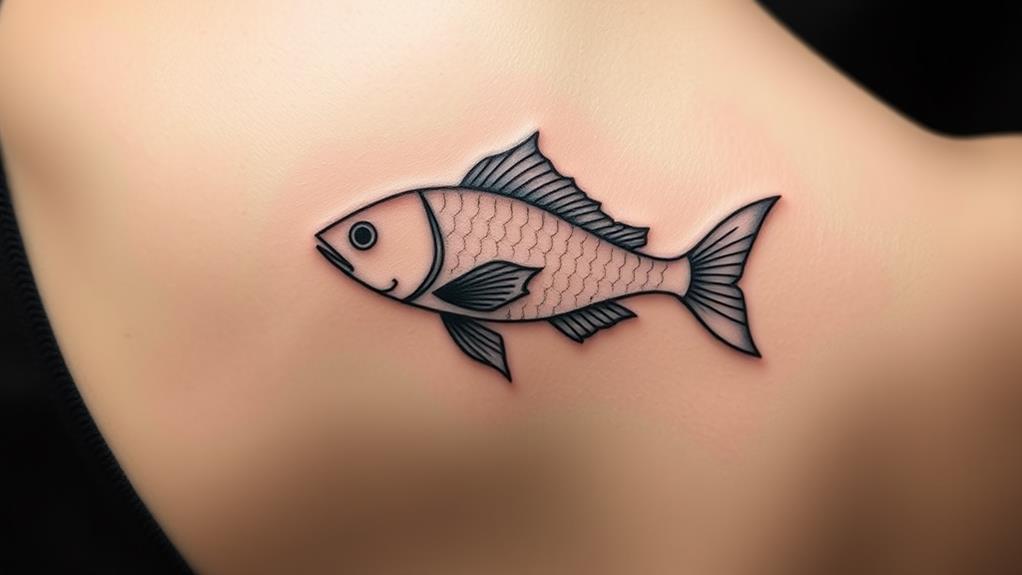 Basic Fish Outline Tattoo Simple Designs For Meaningful Body Art